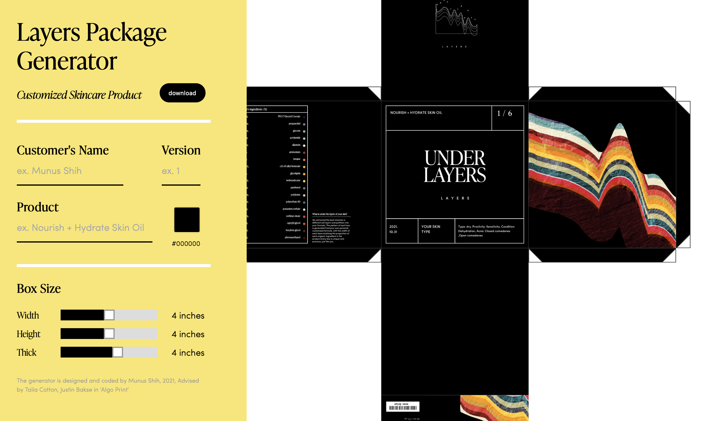 Layers Package Generator - Munus Shih